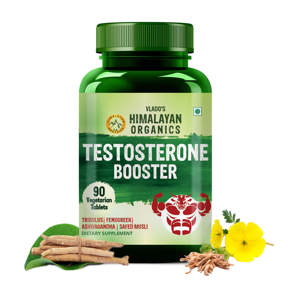 Himalayan Organics Testosterone Booster Tablets for Energy Boost ...