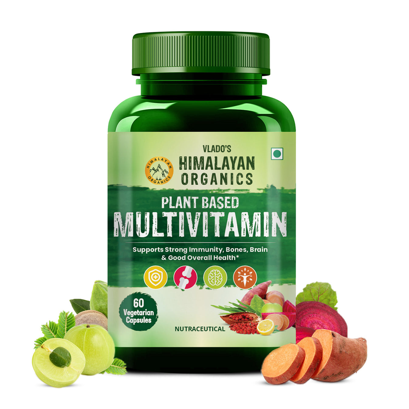 Himalayan Organics Plant Based Vegetarian Multivitamin Capsules – Vlado ...