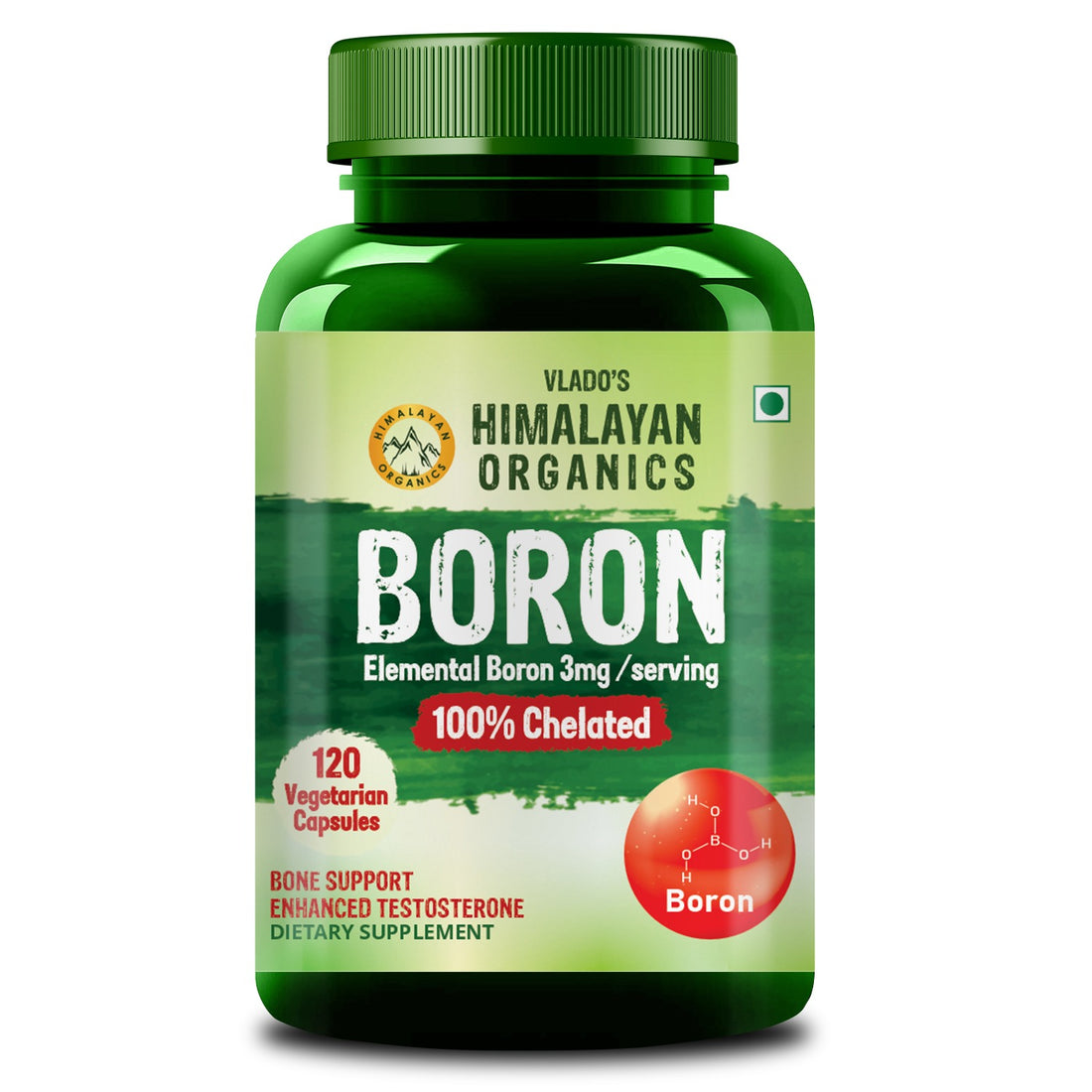 Vlado’s Himalayan Organics Boron Advanced Chelated 3mg Supplement I Su ...